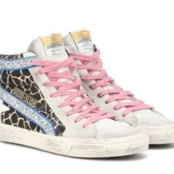 Golden Goose | Shoes | Golden Goose Slide High Tops Giraffe Size 3875 ...
